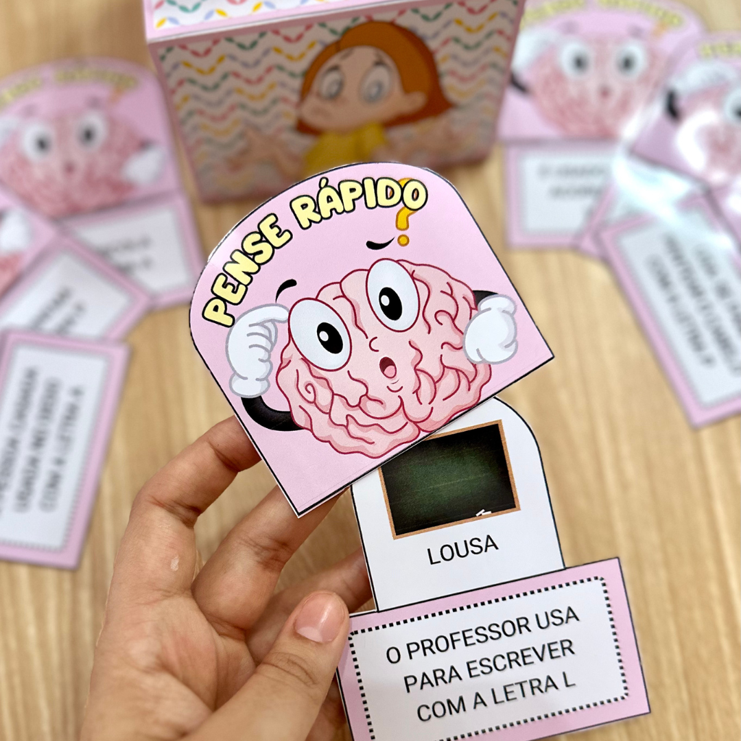 Brincadeira Pense Rápido – O Saber Lúdico
