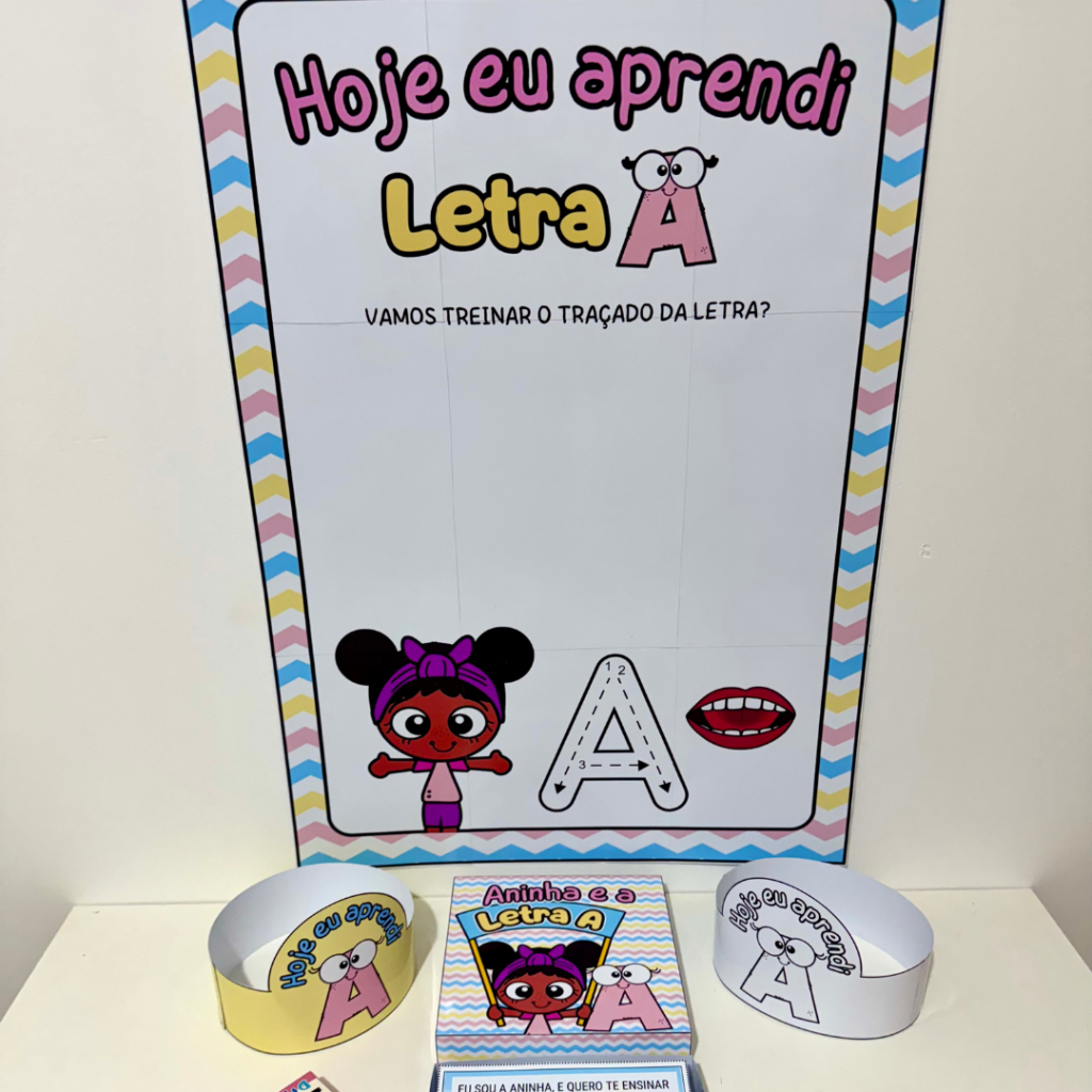 Kit História na Caixa e Cartaz Letra “A” – O Saber Lúdico