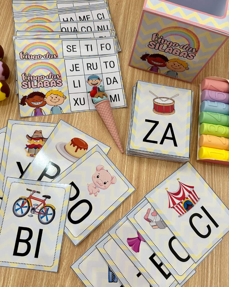 Bingo das Sílabas Simples – O Saber Lúdico
