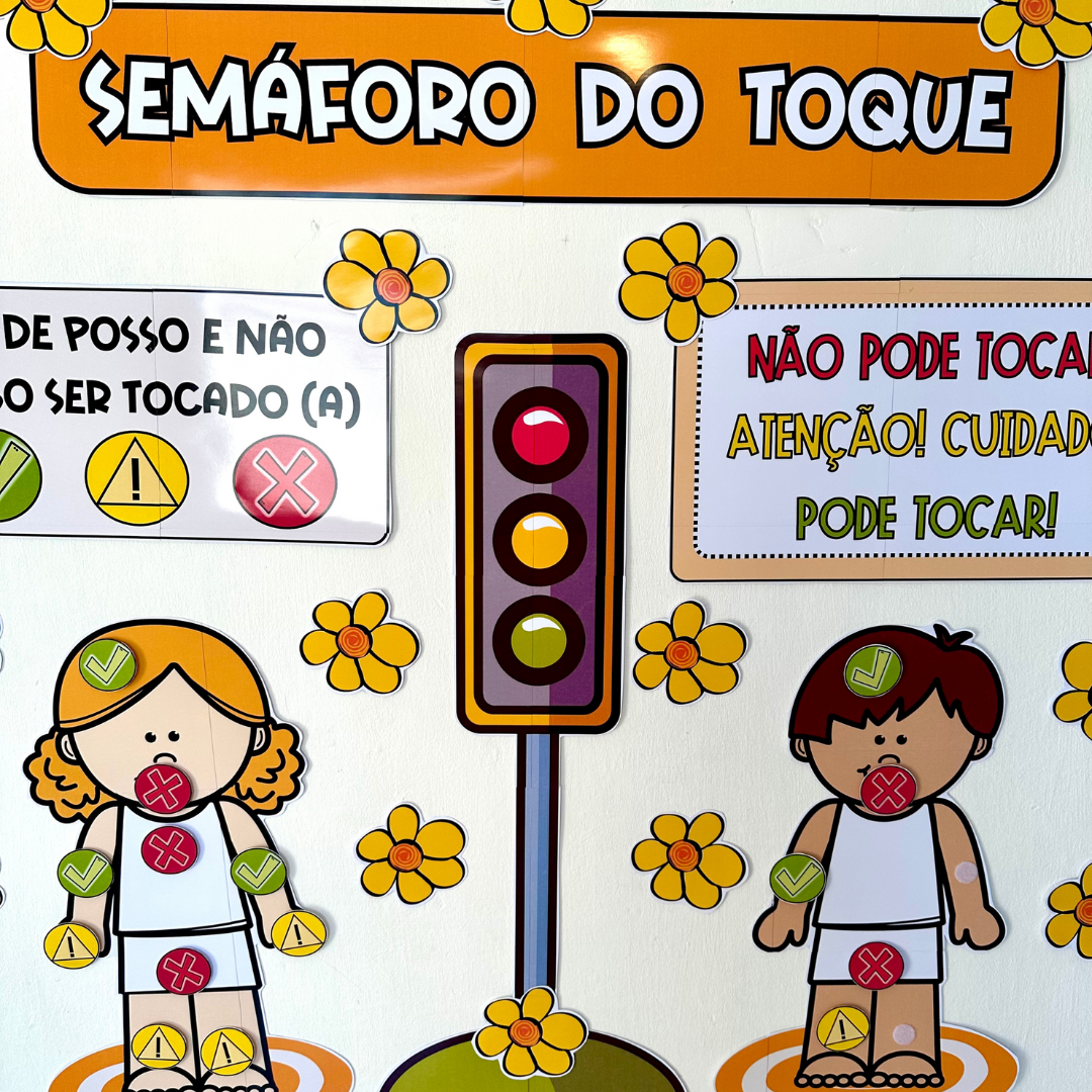 Painel interativo Semáforo do Toque – O Saber Lúdico