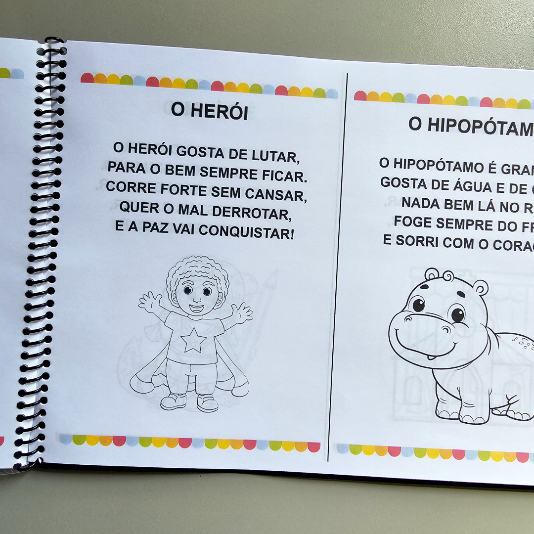 Meu Livrinho de Leitura Para Ler e Colorir – O Saber Lúdico