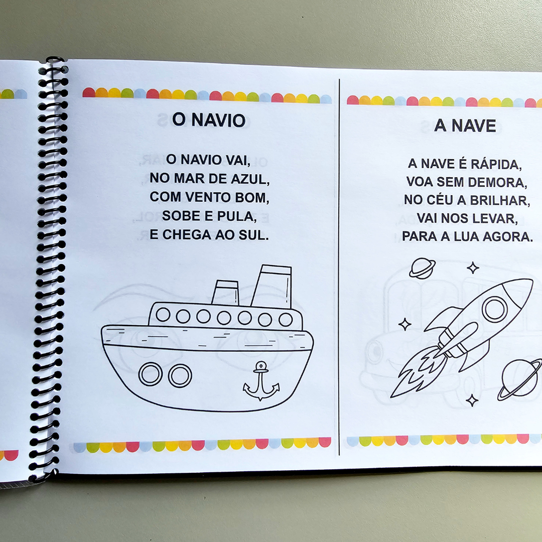 Meu Livrinho de Leitura Para Ler e Colorir – O Saber Lúdico